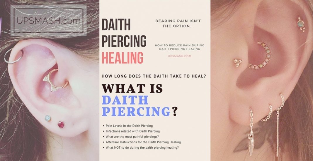 How to Reduce Pain during Daith Piercing Healing - upsmash